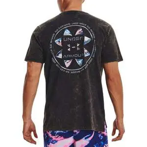 Under Armour Run Anywhere Short Sleeve T-shirt 'black Multi