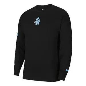 Nike Nba Courtside City Edition Long Sleeve - Black