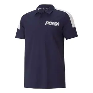 PUMA Modern Sports Logo Polo T-shirt - Navy