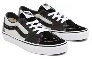 VANS Sk8-low "color Block" Low Top Sneakers - Black/white/grey