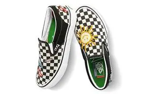 VANS Skateistan X Skate Slip-on Checkerboard - Black/white