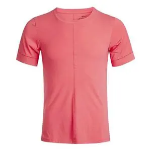 Nike Dri-fit Short Sleeve Yoga Top - Light Red