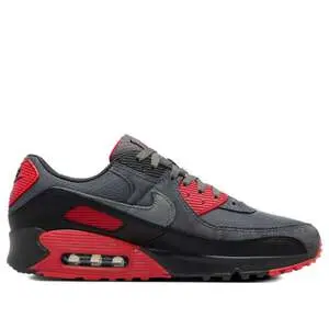 Nike Max 90 "smoke Grey Fire Red - Black/smoke Grey/iron Grey