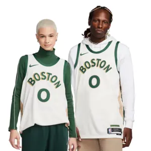 Nike Dri-fit Adv Nba Authentic Jersey City Edition 2023/24 Jayson Tatum Boston Celtics - Beige/green