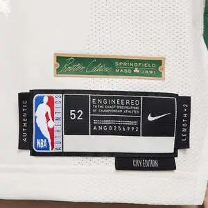 Nike Dri-fit Adv Nba Authentic Jersey City Edition 2023/24 Jayson Tatum Boston Celtics - Beige/green