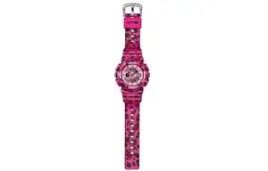 Casio Baby-g Ba-110lp-4a Leopard Print Watch - Red