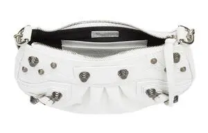 Balenciaga Le Cagole Mini Bag With Chain - White