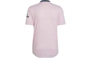 Adidas Logo Alphabet Printing Ribbed V Neck Short Sleeve T-shirt - Default Color