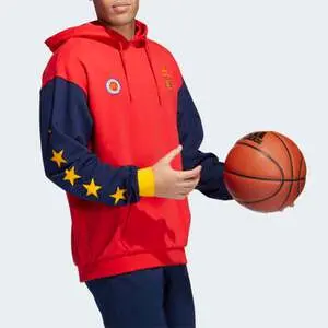 Adidas Logo Printing Splicing Hoodie