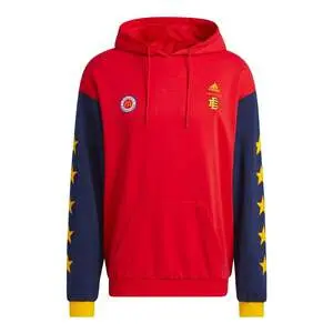 Adidas Logo Printing Splicing Hoodie - Default Color
