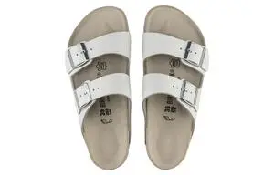 BIRKENSTOCK Arizona Leather Sandals - White