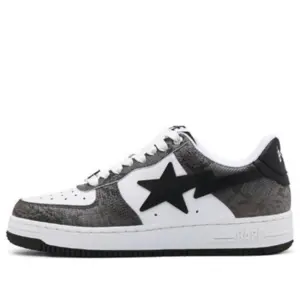 A BATHING APE Sta Low Top Sneakers - Black/white