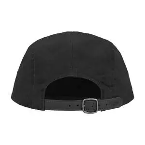 Supreme Washed Chino Twill Camp Cap - Black