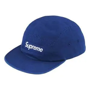 Supreme Ss26 Washed Chino Twill Camp Cap - Royal