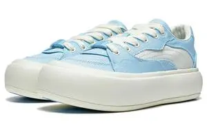 LI-NING Puff Platform Sneakers - Sky Blue/beige
