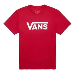 VANS Tee Attack Classic Logo Short Sleeve Casual - Red