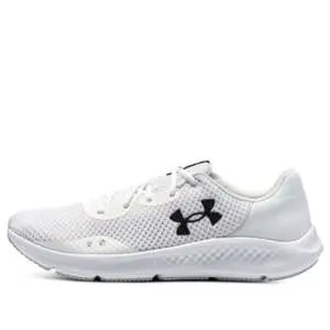 Under Armour Charged Pursuit 3 Athletic Sneakers - White/black