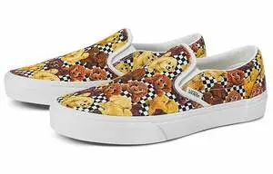 VANS Slip-on Casual Shoes With Graphic Pattern
