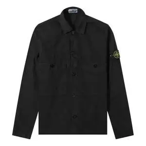 Stone Island Two Pocket Overshirt - Black