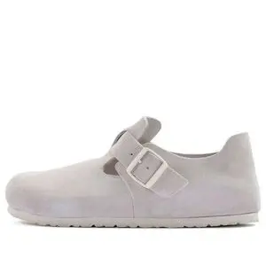 BIRKENSTOCK London Suede Leather Shoes - White