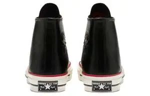 CONVERSE Chuck 70 Hi Color Leather Lace Up Sneakers - Black