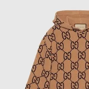 Gucci Gg Wool Hooded Sweatshirt