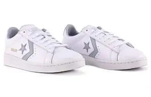 CONVERSE Pro Leather Low Top Sneakers - White/grey