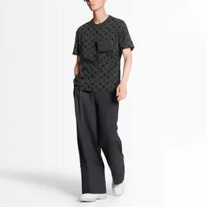 LOUIS VUITTON Monogram Pocket Short Sleeve T-shirt