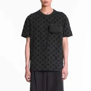 LOUIS VUITTON Monogram Pocket Short Sleeve T-shirt