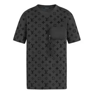 LOUIS VUITTON Monogram Pocket Short Sleeve T-shirt - Light Grey