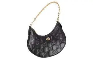 Gucci Gg Matelasse Small Shoulder Bag - Black
