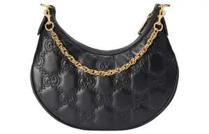 Gucci Gg Matelasse Small Shoulder Bag - Black
