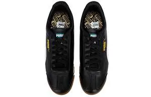 PUMA Roma Basic Plus Low Top Sneakers - Black/white/purple