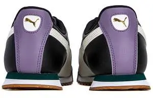 PUMA Roma Basic Plus Low Top Sneakers - Black/white/purple