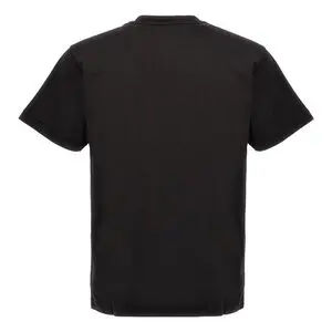 Stone Island Garment Dyed Logo T-shirt - Black