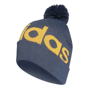 Adidas Pompom Beanie - Teal/yellow