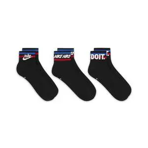 Nike Everyday Ankle Socks 3 Pair Pack - Black
