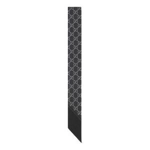 Gucci 26 Printed Silk Ribbon - Black