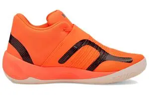 PUMA Rise Nitro Mid Top Basketball Sneakers - Orange