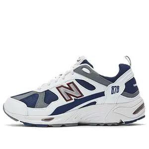NEW BALANCE New Balance 878 Series Leather Sneakers White/blue