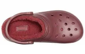 CROCS Classic Lined Clogs - Wine