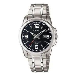 Casio Classic Fashion Hand Series Quartz Business Analog Watch - Silver