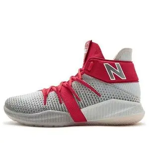 NEW BALANCE Omn1s High-top Basketball Sneakers - Grey/red