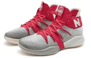 NEW BALANCE Omn1s High-top Basketball Sneakers - Grey/red
