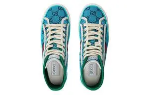 Gucci Tennis 1977 High Top Sneakers - Blue