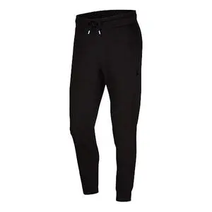 JORDAN Wings Casual Sports Lacing Fleece Long Pants - Black