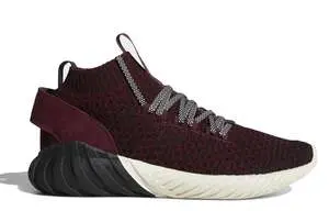 Adidas Tubular Doom Sock Primeknit Sneakers - Red