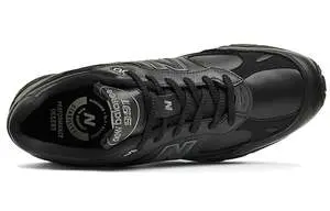 NEW BALANCE 991 Series Lace-up Sneakers - Black