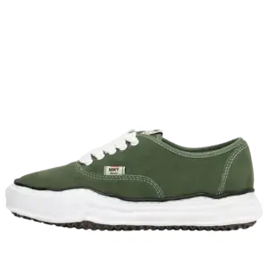 Mihara Yasuhiro Baker Og Sole Suede Low Top Sneakers - Green