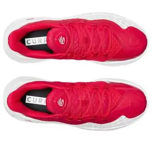 Under Armour Curry Sneakers - Red/white